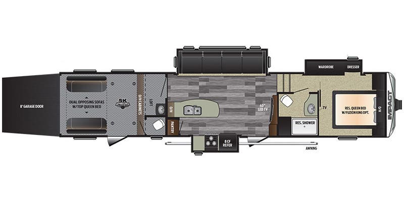 2016 Keystone Impact RV Specs Guide