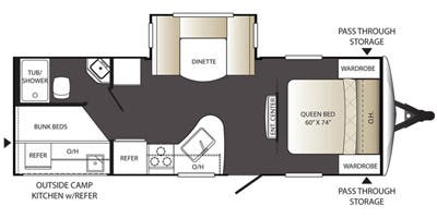 2016 Keystone Outback Terrain 245TBH specs and literature guide