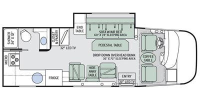Thor Axis Motorhome Floor Plans | Viewfloor.co