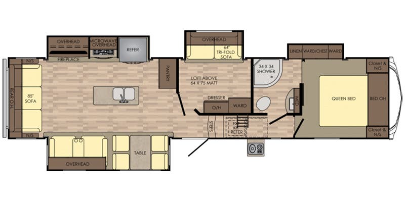 2017 Keystone Cruiser CR347MD Fifth Wheel Specs
