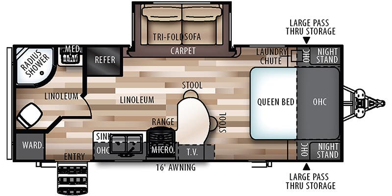 2019 Forest River Wildwood Heritage Glen Hyper-Lyte Specs & Floorplans