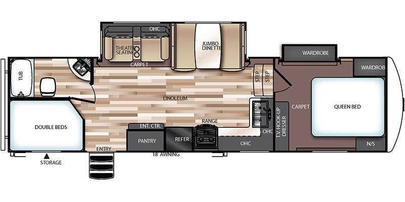 2017 Forest River Salem Hemisphere Hyper-Lyte 28BHHL specs and ...