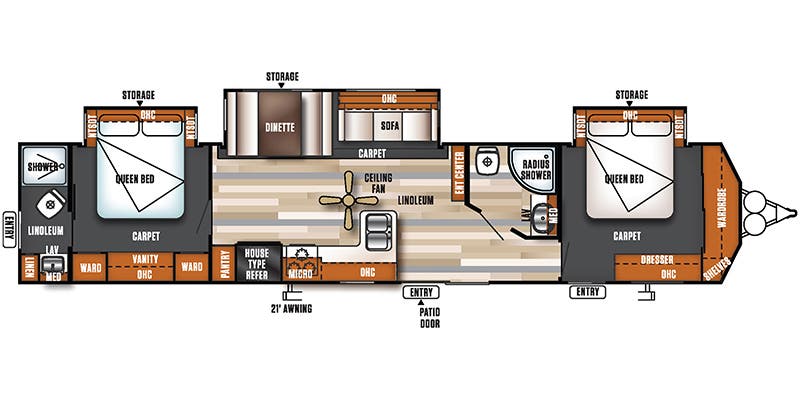 2017 Forest River Salem Villa Classic 4002Q specs and literature guide