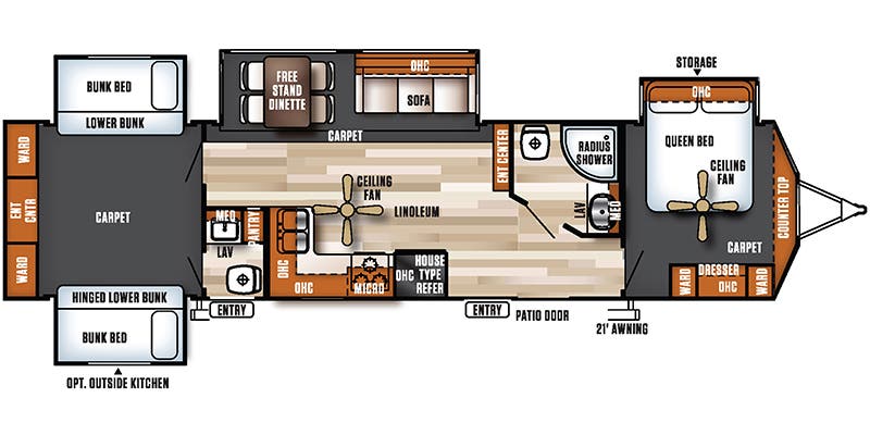2017 Forest River Salem Villa Estate 404X4 specs and literature guide