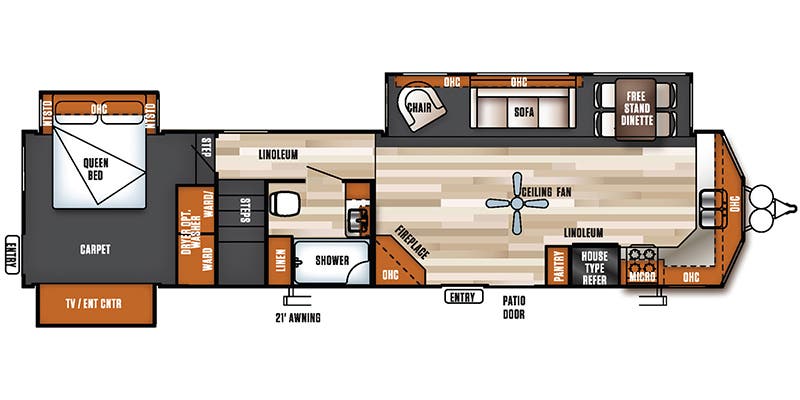 2017 Forest River Salem Villa Estate 4102BFK specs and literature guide