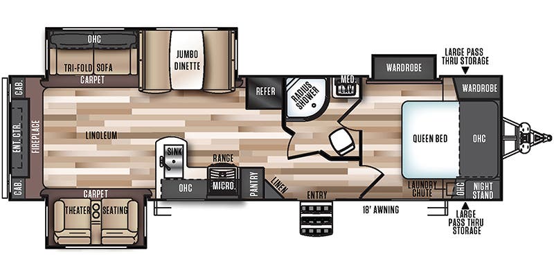 2017 Forest River Wildwood Heritage Glen Lite T299RE specs and ...