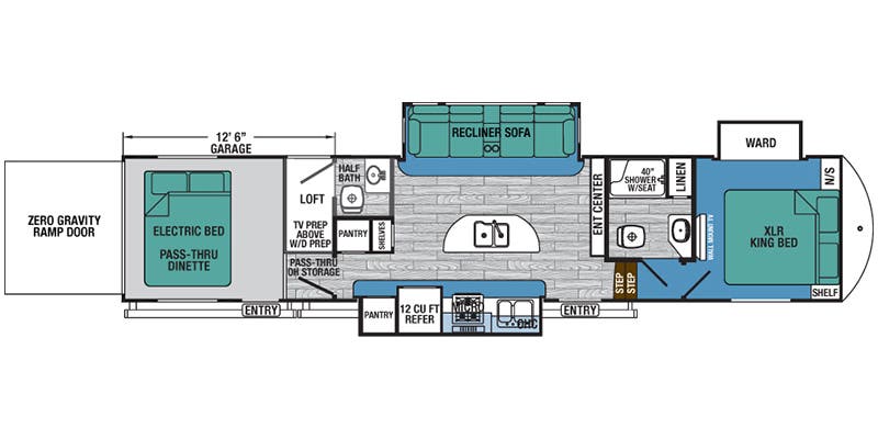 2017 Forest River XLR Thunderbolt 415AMP specs and literature guide