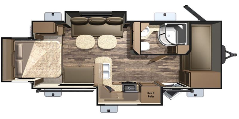 2017 Highland Ridge Light LT221RQB specs and literature guide