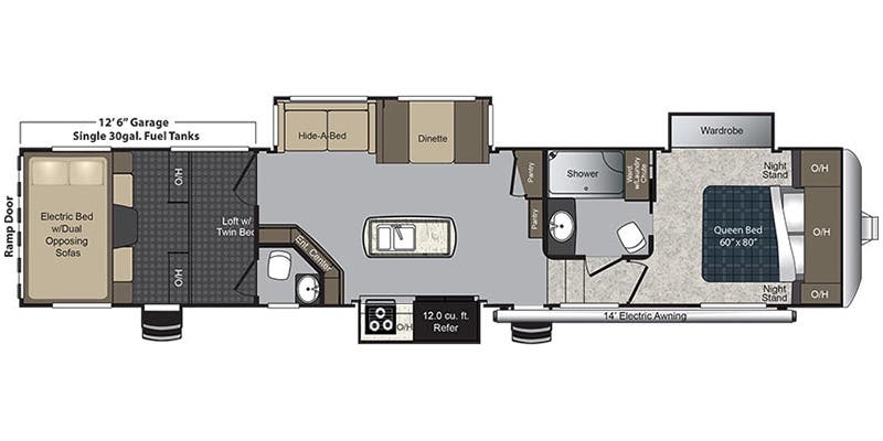 Keystone Carbon Toy Hauler Floor Plans | Floor Roma