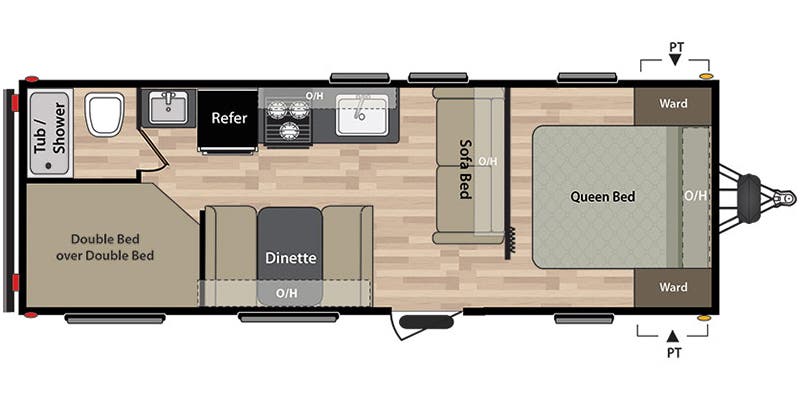 2018 Keystone Springdale Summerland East 2600TB specs and literature guide