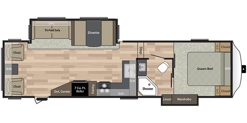 2017 Keystone Springdale West 285FWRL Fifth Wheel Specs