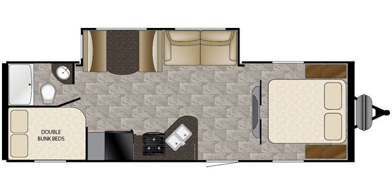 2018 Heartland Trail Runner TR 27 FQBS specs and literature guide