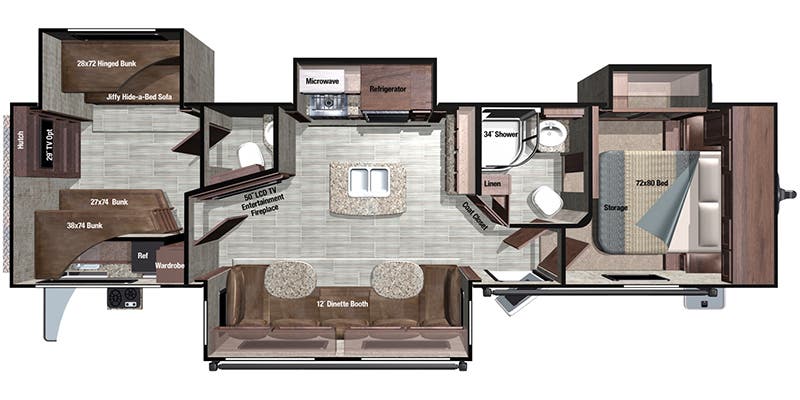 2019 Highland Ridge Mesa Ridge RV Specs Guide