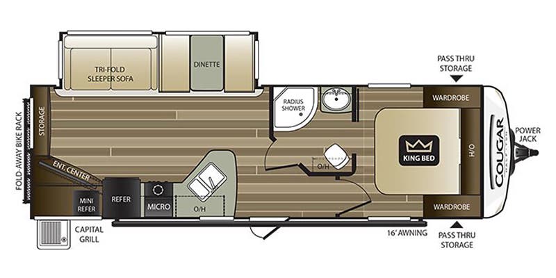 2019 Keystone Cougar Half-Ton RV Specs Guide