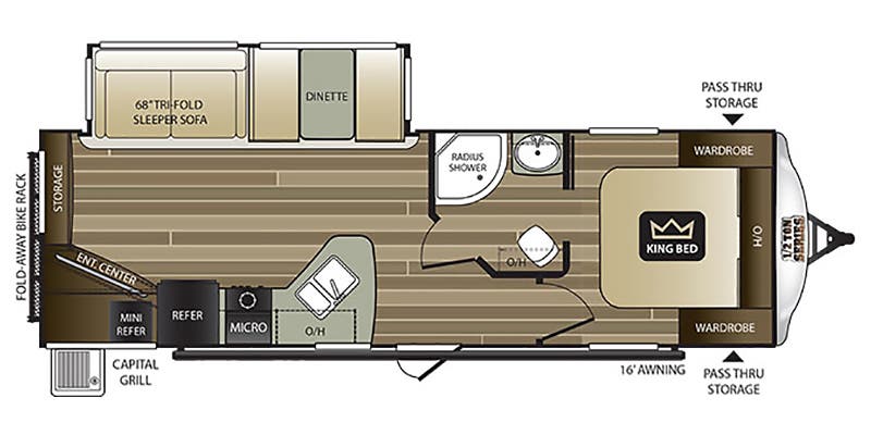 2019 Keystone Cougar Travel Trailer Floor Plans | Viewfloor.co