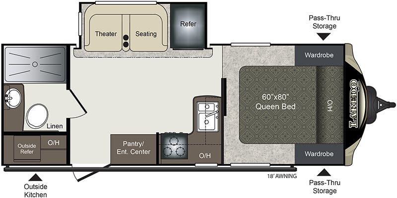 2018 Keystone Laredo 225MK specs and literature guide