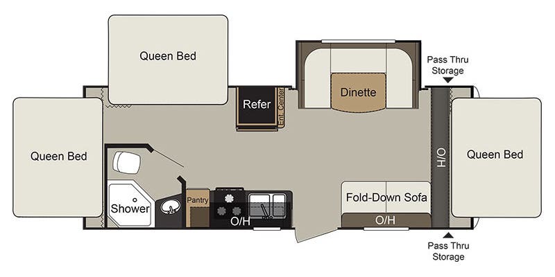 2018 Keystone Passport Ultra Lite 217EXP Travel Trailer Specs