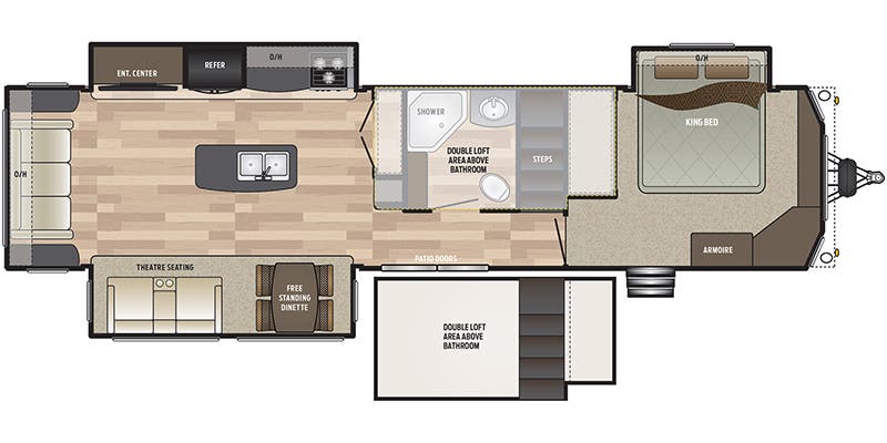 2020 Keystone Residence 401FLFT Destination Trailer Specs