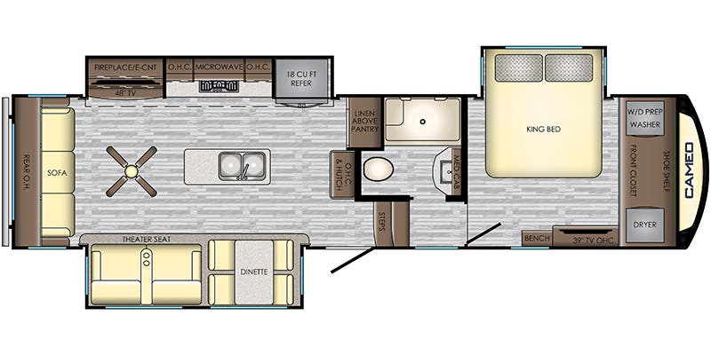 2019 CrossRoads Cameo CE3201RL specs and literature guide