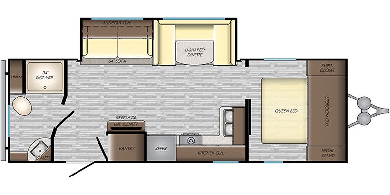 2019 CrossRoads Zinger Lite ZR254RB specs and literature guide