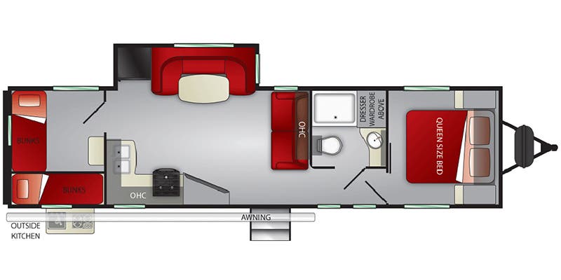 2020 Cruiser RV Shadow Cruiser Ultra-Lite SC329QBS specs and literature ...