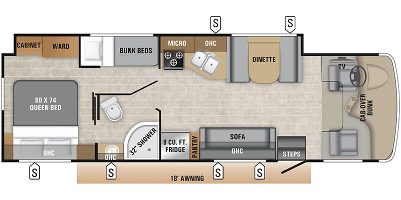2019 Entegra Coach Esteem 31F specs and literature guide