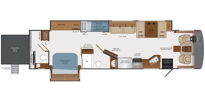 2019 Fleetwood Bounder 36FP specs and literature guide
