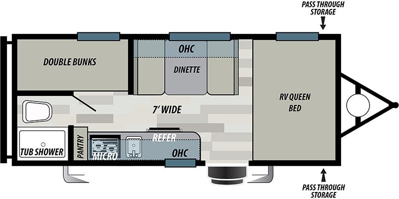 2019 Forest River EVO 177BH Travel Trailer Specs