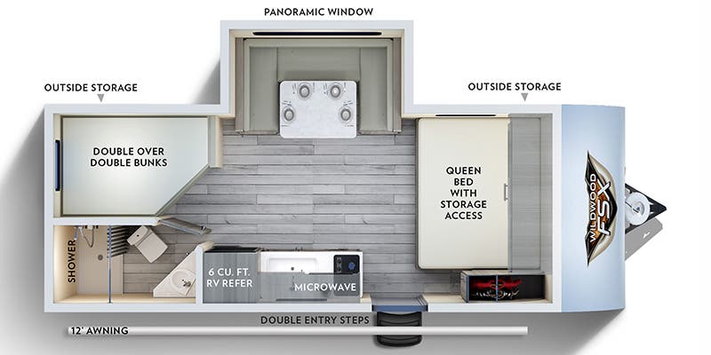 2019 Forest River Salem FSX Specs & Floorplans