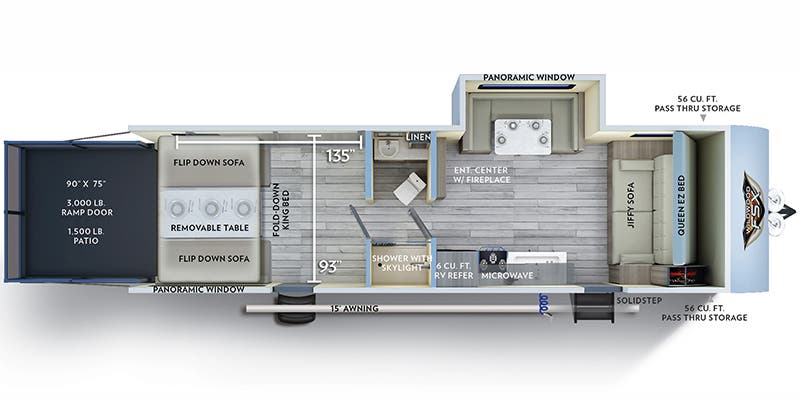 2019 Forest River Wildwood FSX Specs & Floorplans