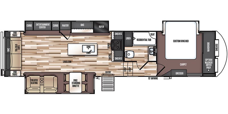 2019 Forest River Wildwood Heritage Glen LTZ 338BAR specs and ...