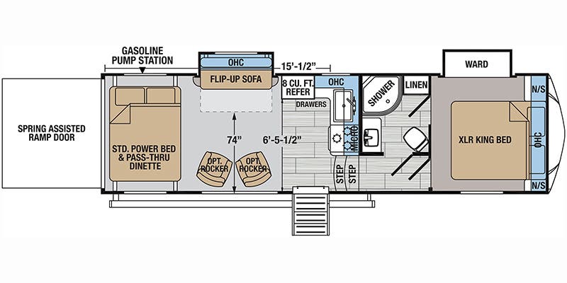2019 Forest River XLR Nitro 28DK5 specs and literature guide