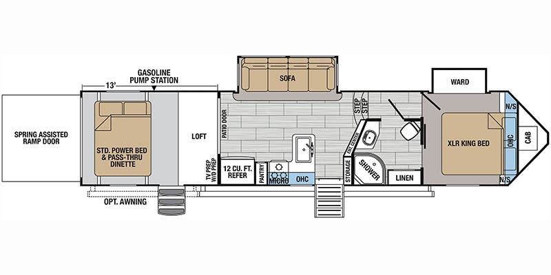 2019 Forest River XLR Nitro 33VL5 specs and literature guide