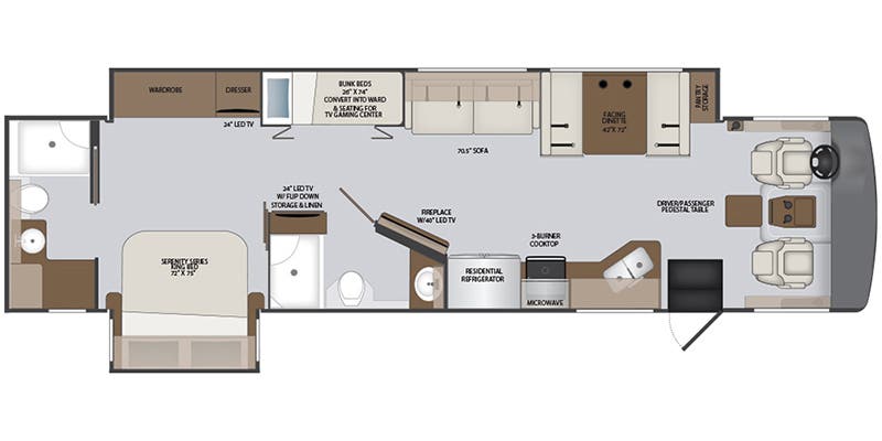 2019 Holiday Rambler Vacationer Class A RV specs guide