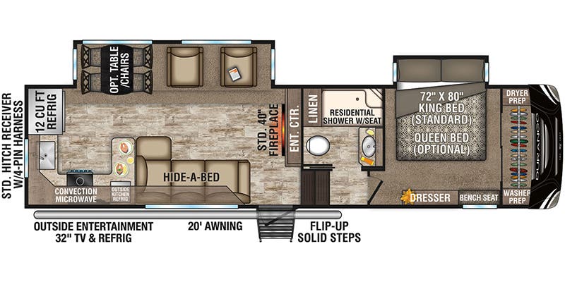 2019 K-Z Durango RV Specs Guide