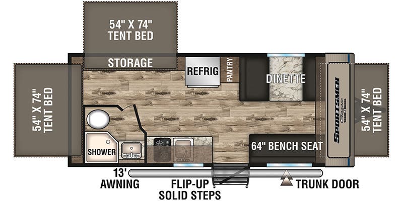 2019 K-Z Sportsmen Classic RV specs guide