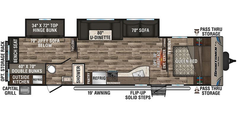 2019 K-Z Sportsmen RV Specs Guide