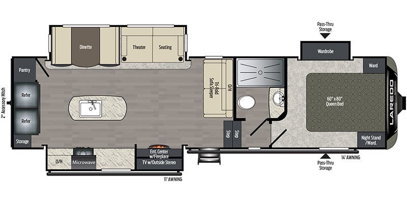 2019 Keystone Laredo Super-Lite 291SMK specs and literature guide