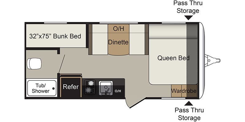 2019 Keystone Passport Express East 175BH specs and literature guide