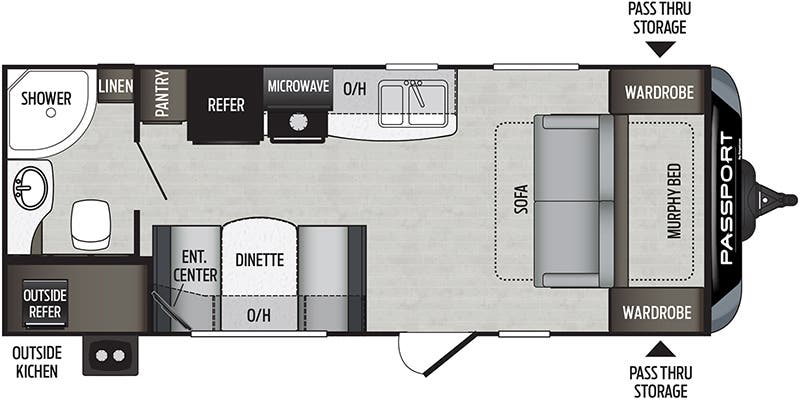 2019 Keystone Passport SL Series RV Specs Guide