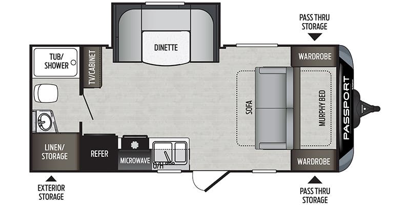 2019 Keystone Passport SL Series RV Specs Guide