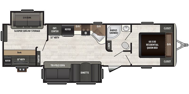 2019 Keystone Sprinter Campfire 33BH specs and literature guide