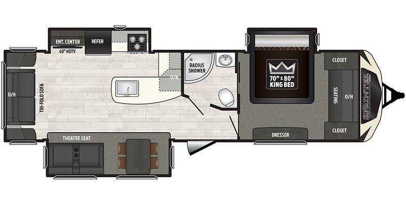 2019 Keystone Sprinter Limited 319MKS specs and literature guide