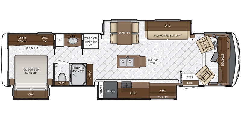 2019 Newmar Canyon Star 3627 specs and literature guide
