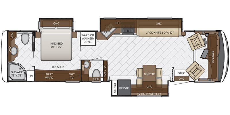 2019 Newmar Canyon Star 3646 specs and literature guide