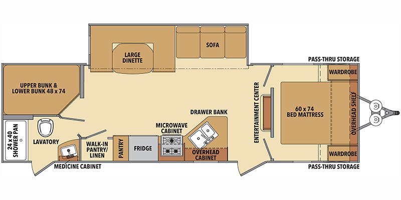 Shasta Vs Tacoma Floor Plan California