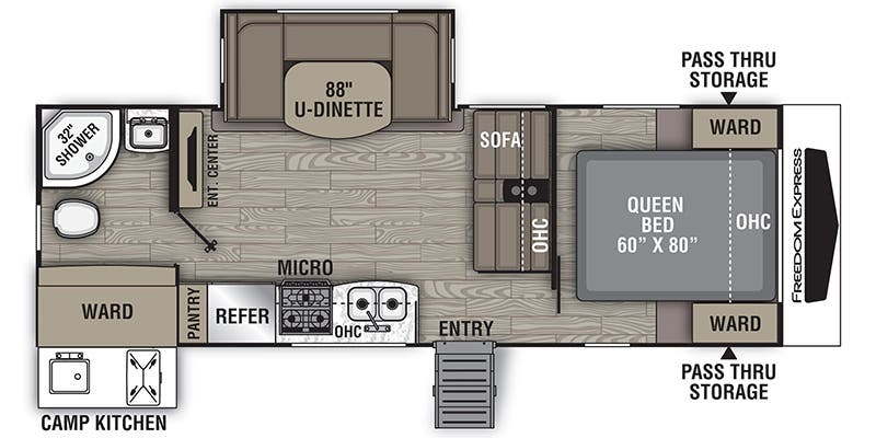 2020 Coachmen Freedom Express Ultra Lite 248RBS specs and literature guide