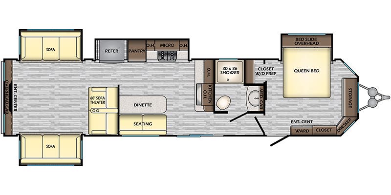 2020 CrossRoads Hampton HP373RDD specs and literature guide