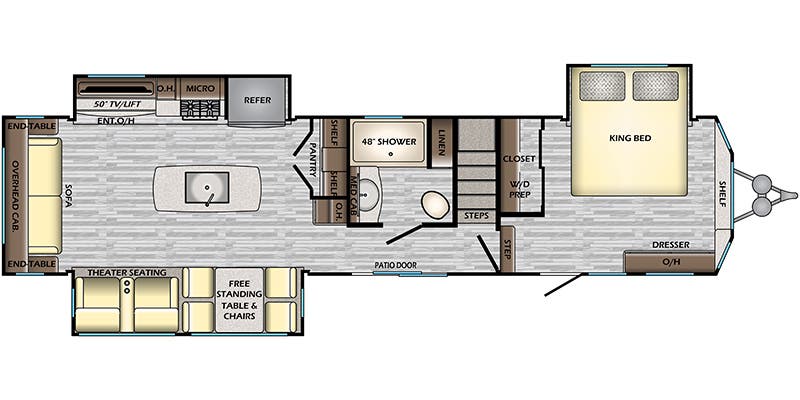 2020 CrossRoads Hampton HP375DBL specs and literature guide
