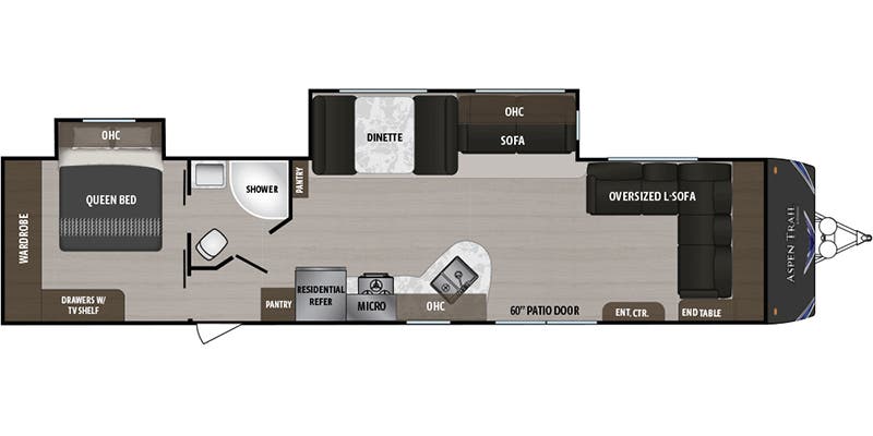 2020 Dutchmen Aspen Trail 3680FLDS Travel Trailer Specs
